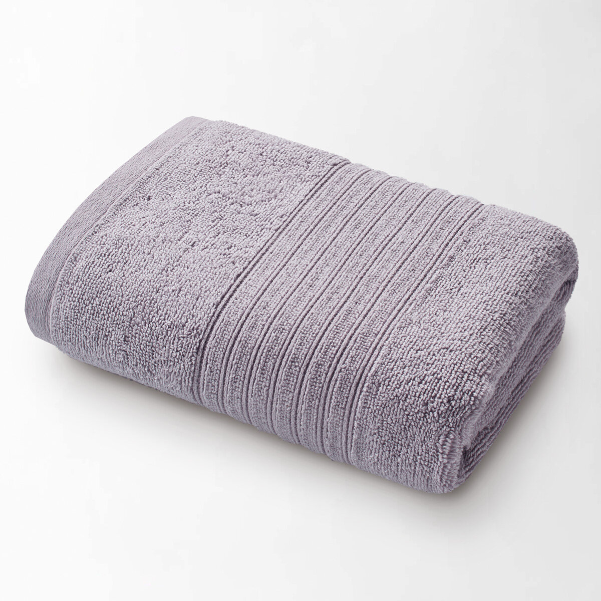 Полотенце махровое банное Ecotex "Релакс" 70x140, цвет нежно-фиолетовый