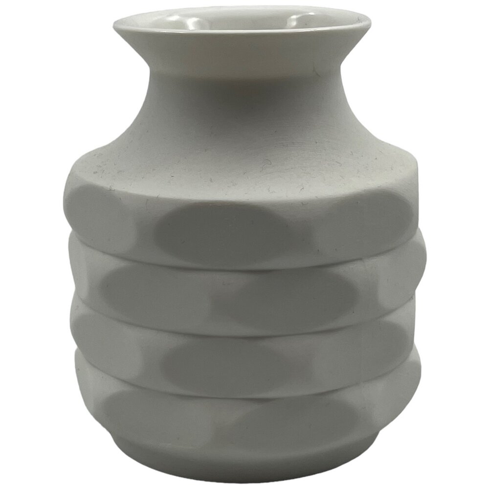 Ваза белая "Muhlbach", 8,5 см, фарфор, бисквит, 1954-1960 гг, Seltmann Weiden, Германия