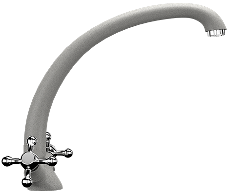 Смеситель для кухни Ulgran U-013 (-310, серый)