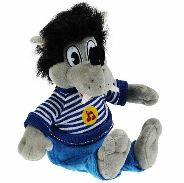 Игрушка мягкая союзмультфильм волк "ну, погоди", 20см, муз. чип, в кор. Мульти-пульти в кор.24шт