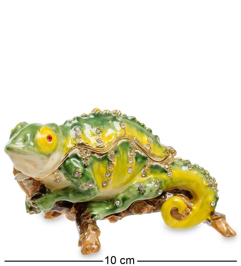 Шкатулка Изумрудный хамелеон