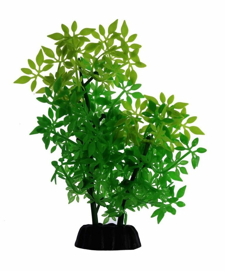 Homefish Растение для аквариума, силиконовое, с флюорисцентным эффектом, 19 см.