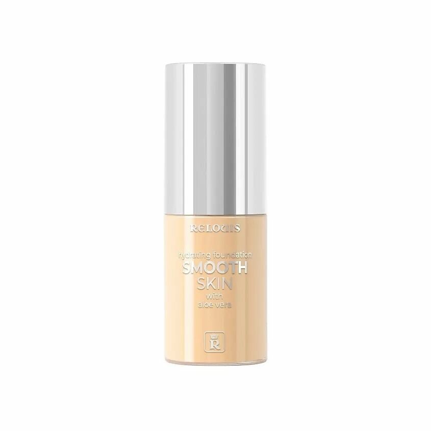 RELOUIS Крем Smooth Skin тональный увлажняющий с алоэ вера, 01 светлый бежевый