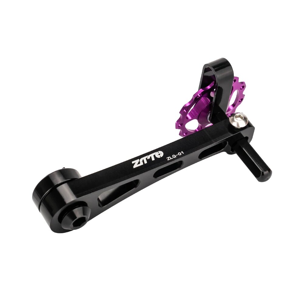 Односкоростной велосипедный натяжитель цепи ZTTO, задний переключатель, алюминиевый сплав, стабилизатор цепи для горных дорог