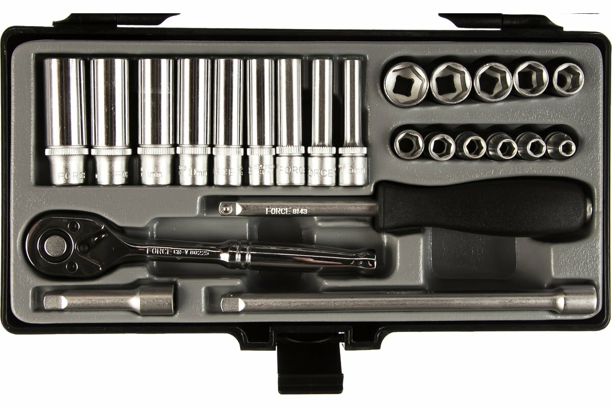 FORCE Н-р длин. и корот. головок 6-ти гр 2253