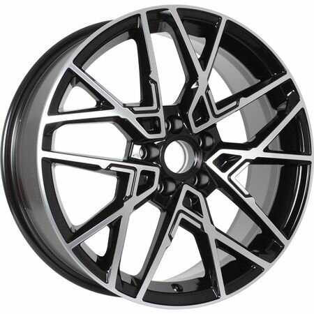 Колесный литой диск КиК Вудроф R18x7 5x112 ET46 CB66.6 Almaz_black