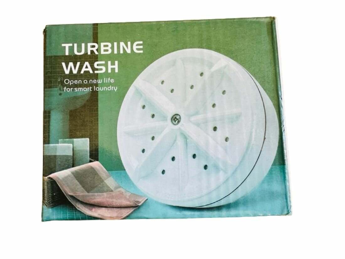 Мини-стиральная машинка Turbine Wash "New Life", ультразвуковая, загрузка 1 кг