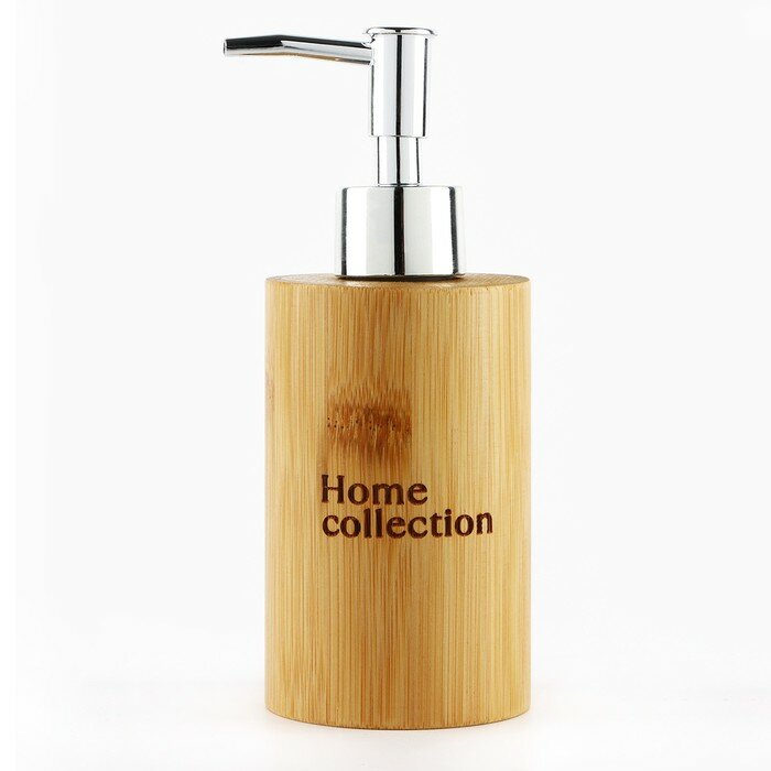 Дозатор для жидкого мыла Home collection, деревянный, 160 мл.