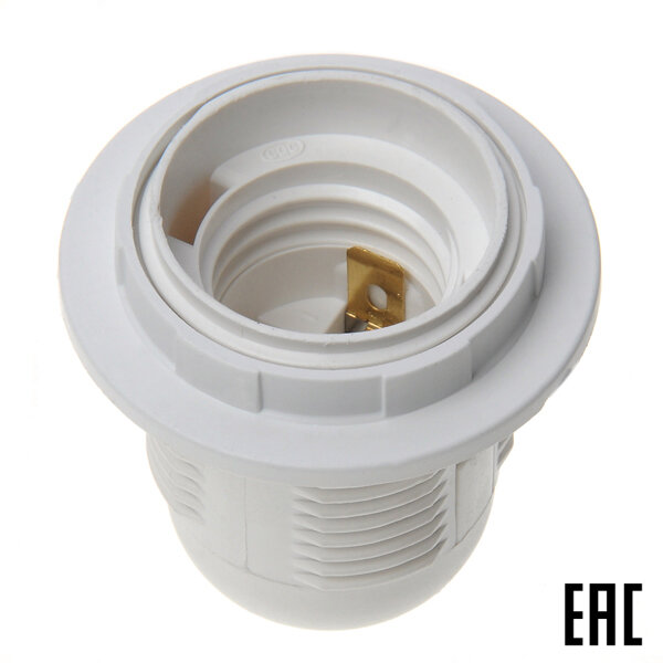 Патрон 71603 NLH-PL-R1-E27 4А 250В подвесной с кольцом, пластиковый, белый Navigator (13 шт. в комплекте)