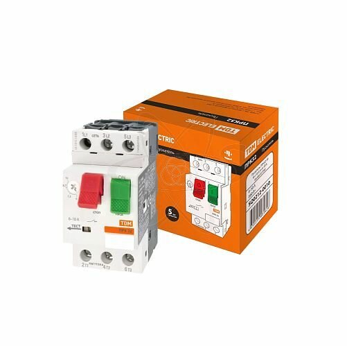 Пускатель TDM ELECTRIC SQ0212-0010, ручной, кнопочный, 6-10А, IP20