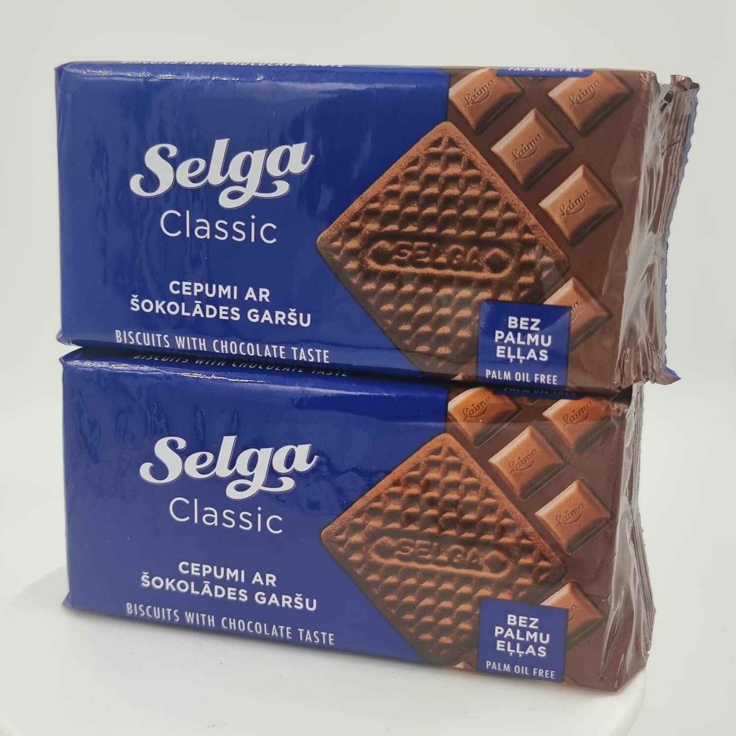 Печенье шоколадное Selga (2 шт. по 180 г) 360 г (из Эстонии)
