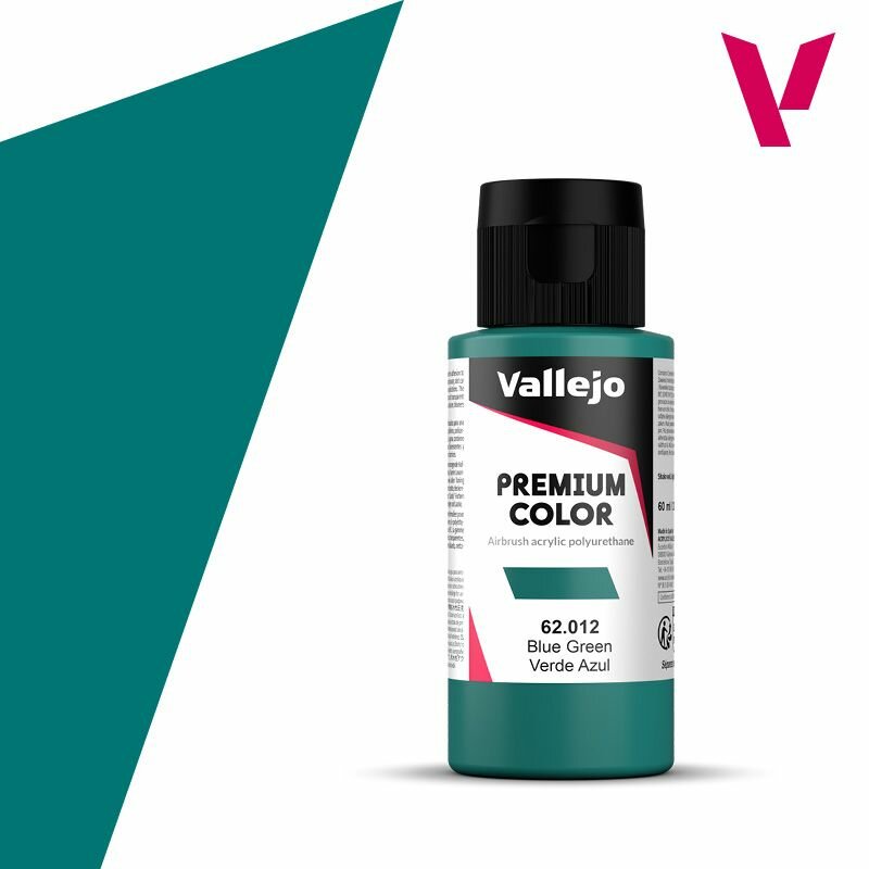 Краска Vallejo серии Premium Color - Blue Green 60мл.
