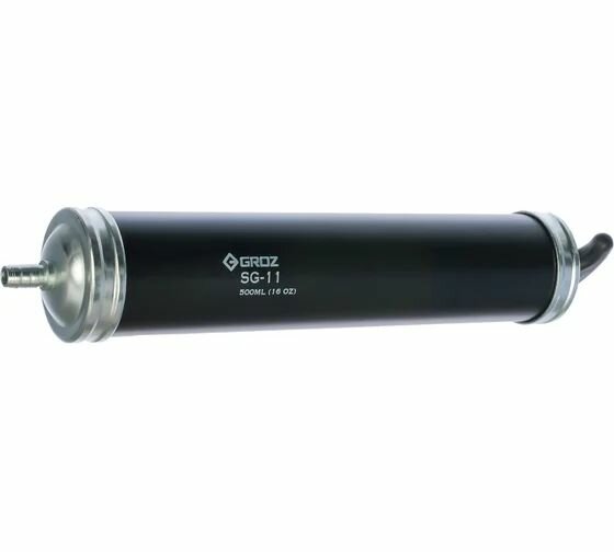 Шприц для отсоса и нагнетания масла, 500 мл, виниловый шланг 300мм GROZ GR45205 - SG/11/BL