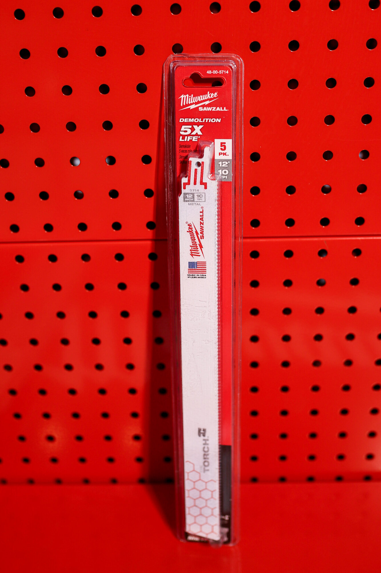 Полотно THE TORCH (5 шт; 300x2.5 мм) для сабельной пилы Milwaukee