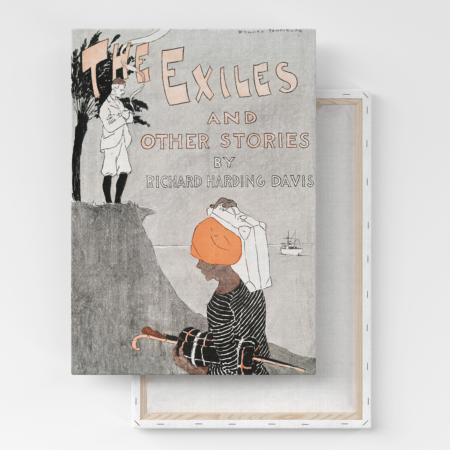 Картина на холсте, репродукция / Эдвард Пенфилд - The Exiles and Other Stories / Размер 40 x 53 см