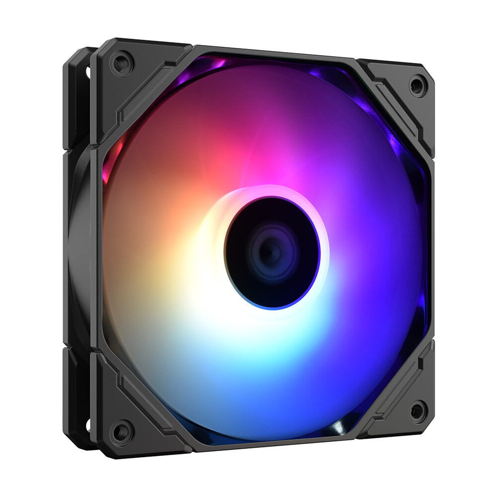 Вентилятор для корпуса ID-COOLING TF-12025-PRO-ARGB TRIO black ARGB (3 pcs, 120mm, PWM 1800rpm, 82,5 CFM, 35.2 dB, 4 pin) (TF-12025-PRO-ARGB TRIO)