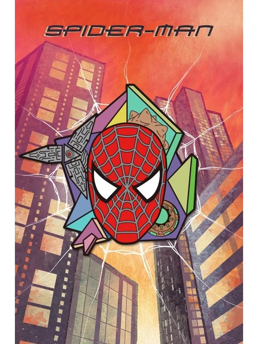 Металлический пин Spider-Man (2002) (Человек-паук)