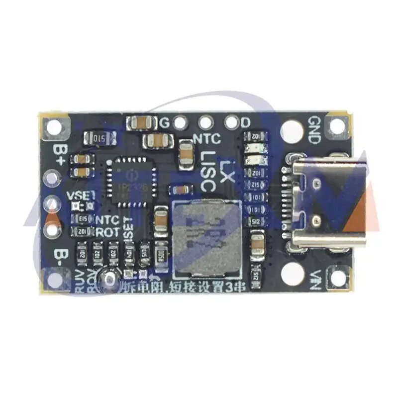 AITEXM ROBOT Type-C USB 2S/3S BMS Модуль повышения заряда литиевой батареи