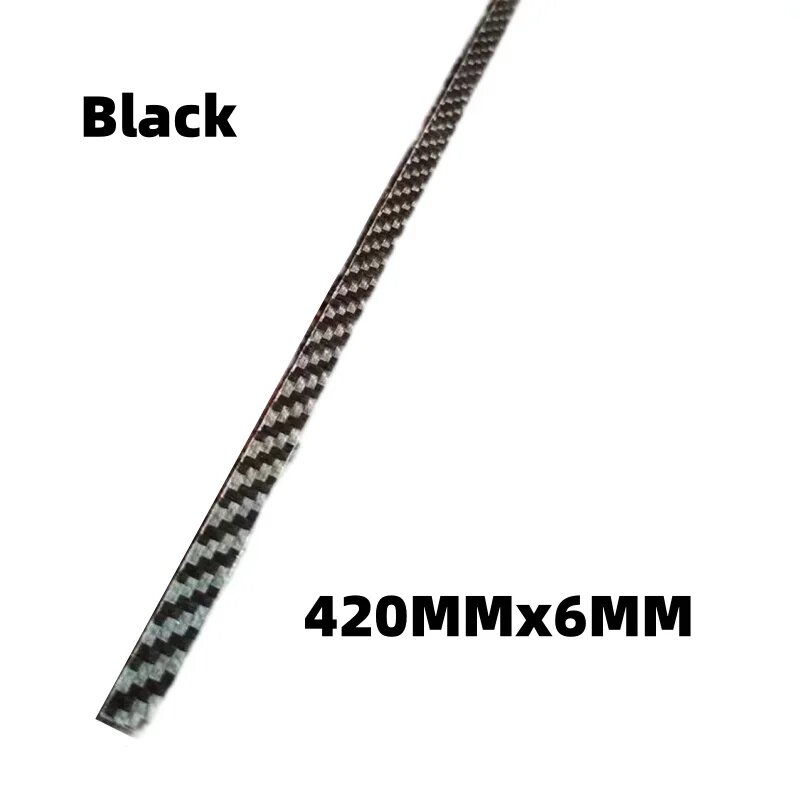 HuIESON Клейкая лента для ракетки из углеродного волокна для настольного тенниса 5.5 мм/6 мм Черный, Black 6MM