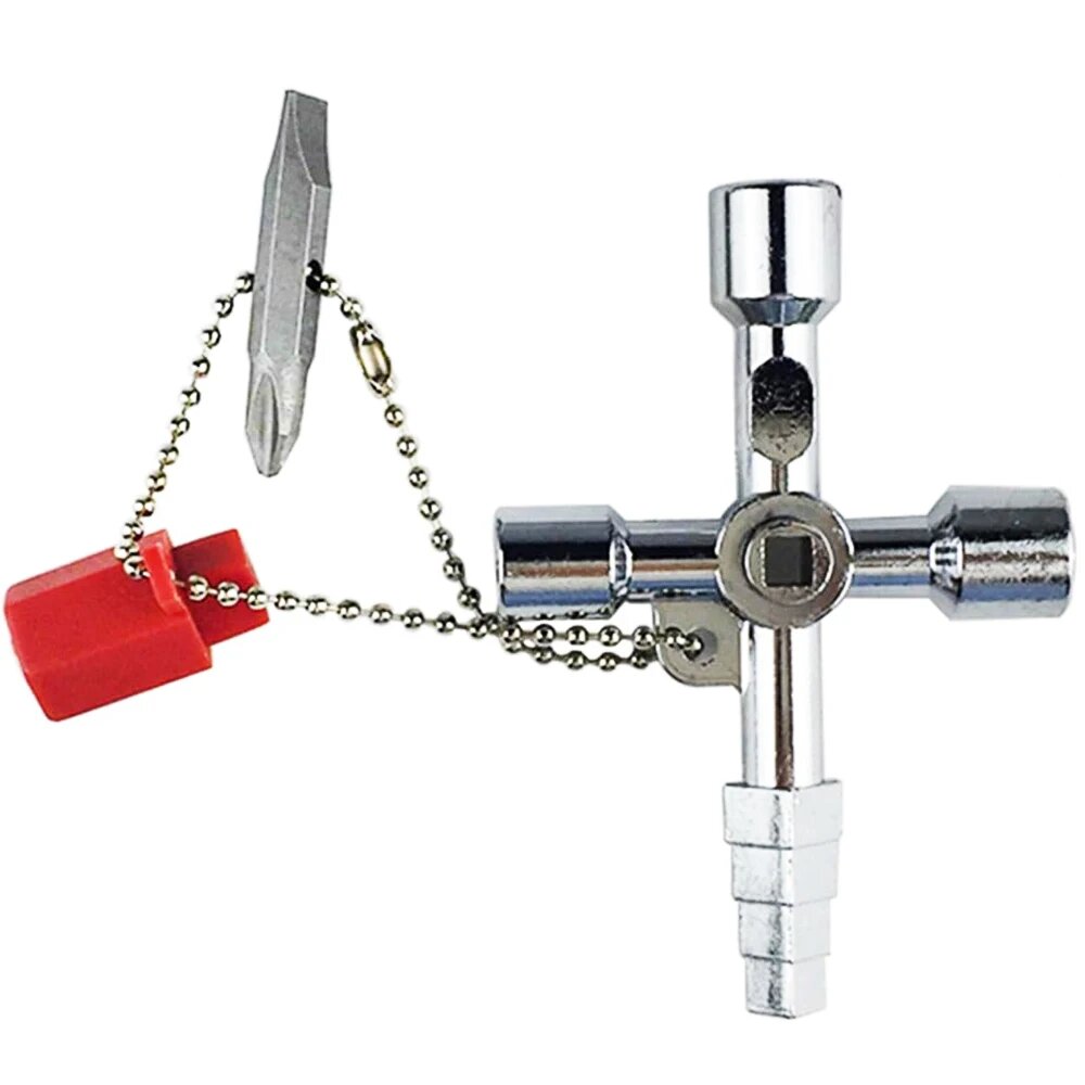 CYKE Многофункциональный крестообразный ключ 4 в 1 Key Wrench Steps