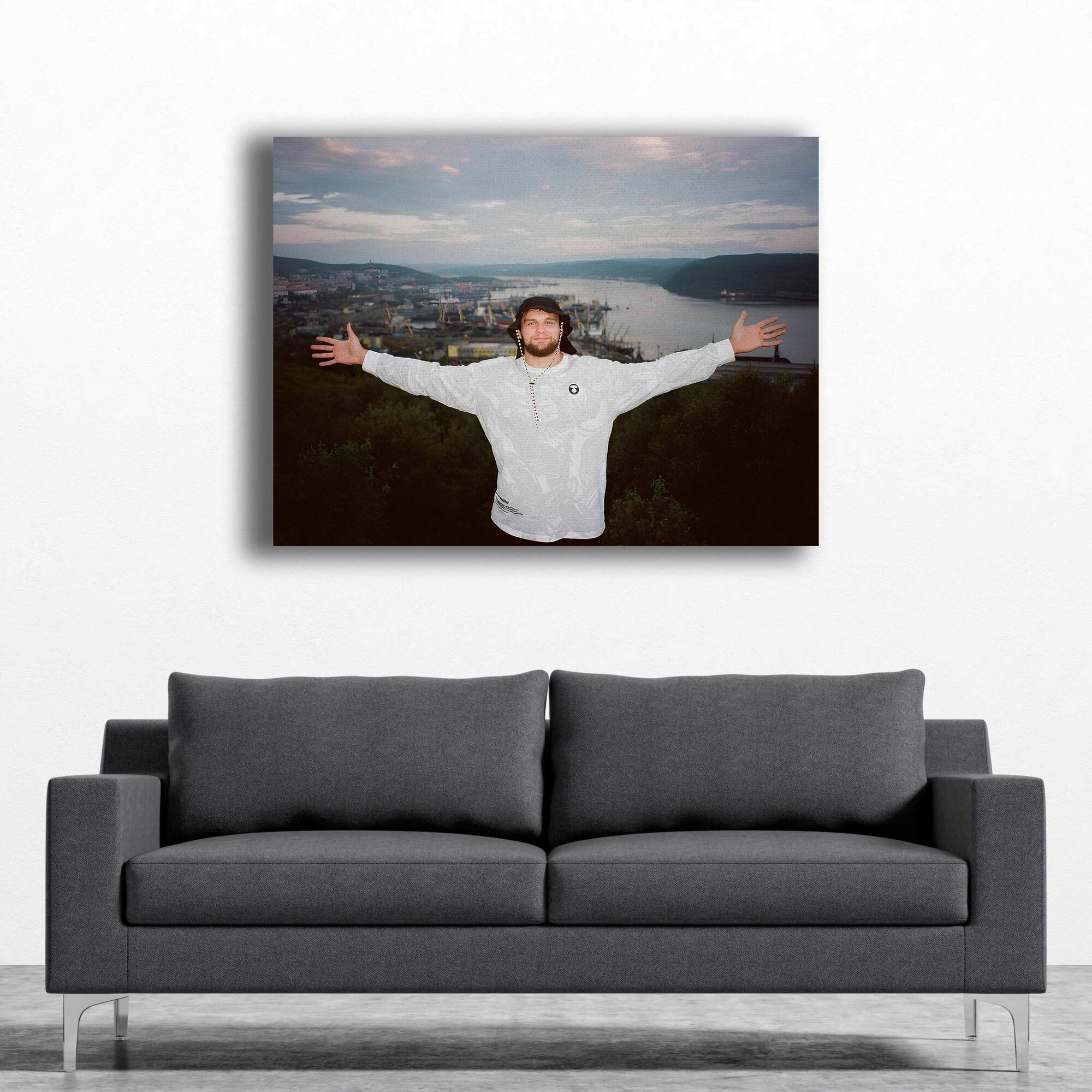 Картина на холсте хазяева / данила горилла / 40*60