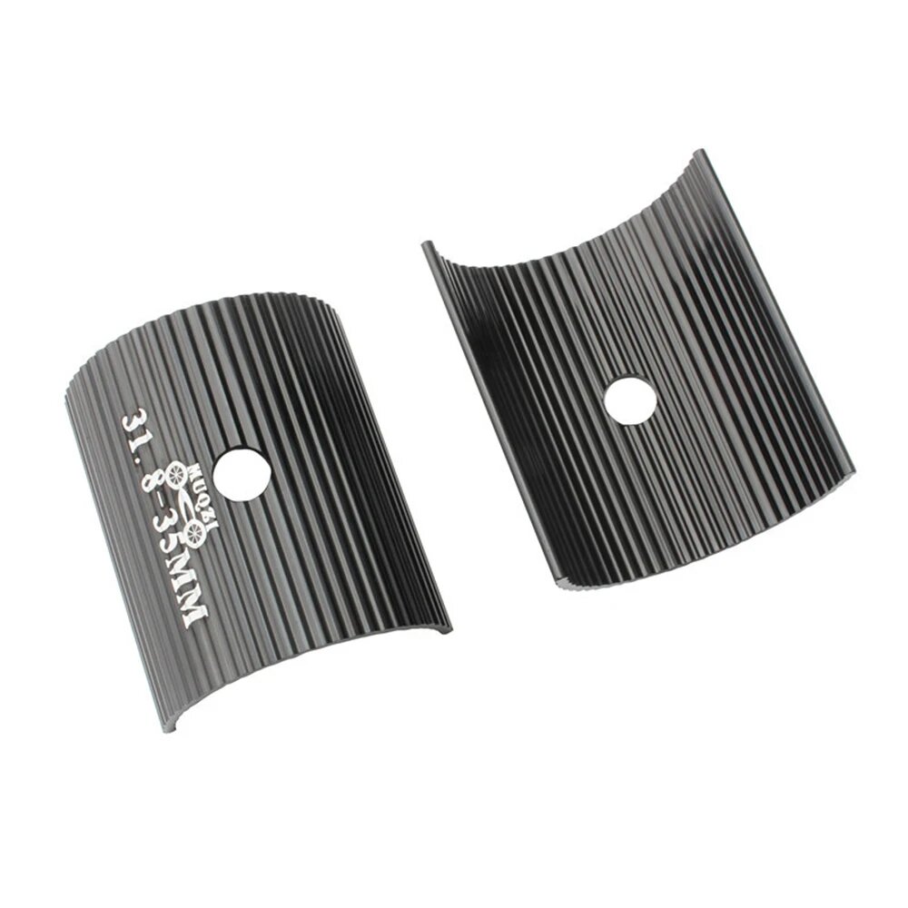 Переходник для руля 25,4-31,8 мм, алюминий, черный Черный, black-31.8mm-35mm