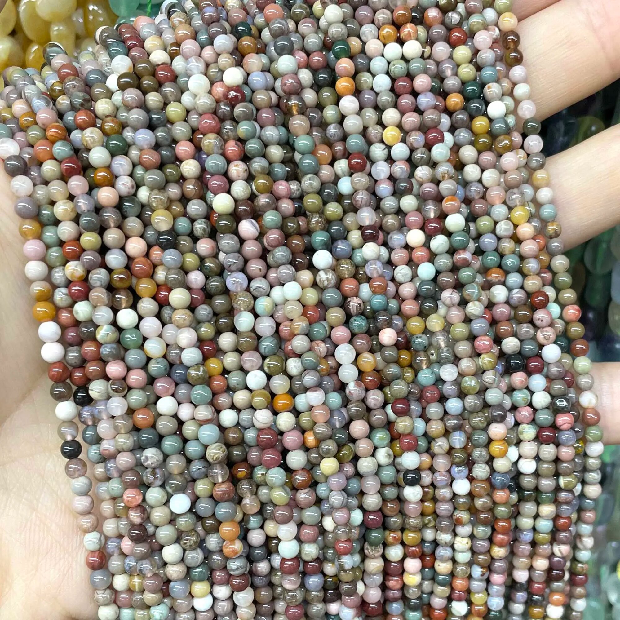 Бусины Alxa Agate 3mm, 120шт