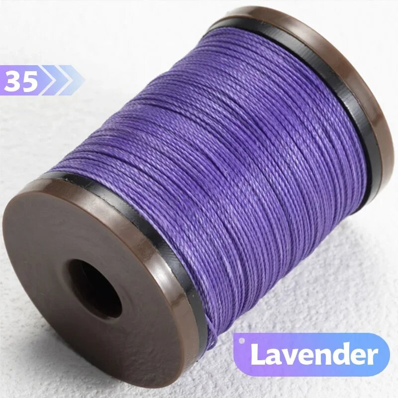 Вощёная нить фиолетовая 0.6 мм 70 м (35- Lavender)