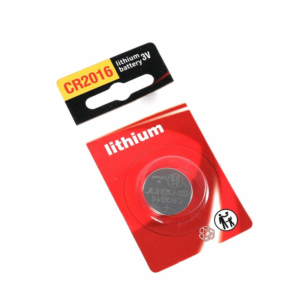 Батарея, Шеней CR2016 кнопочная батарея 3V, 1 штука