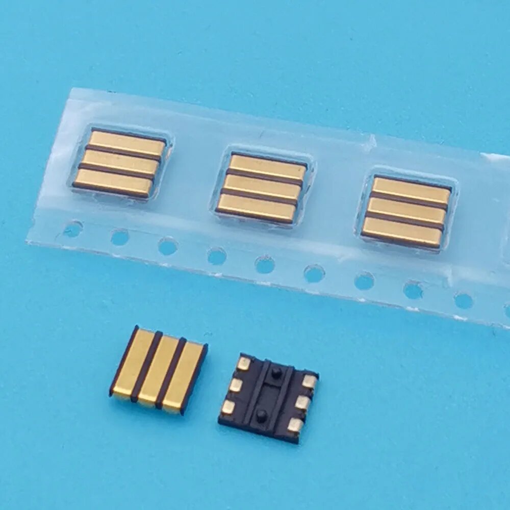 Контакты держателя аккумулятора, 5 шт, шаг 2,0 мм, 2 3 4 5 6 7, 8-контактный гнездовой разъем, контактный разъем питания аккумулятора, проводящий вкладыш, позолоченный