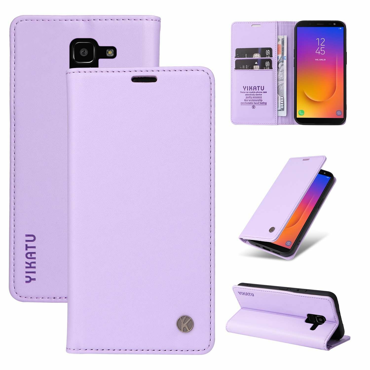 Подходит для Samsung Galaxy J6/J6 2018(Самсунг Галакси J6/J6 2018) Магнитные пряжки, кронштейны, сейсмостойкие