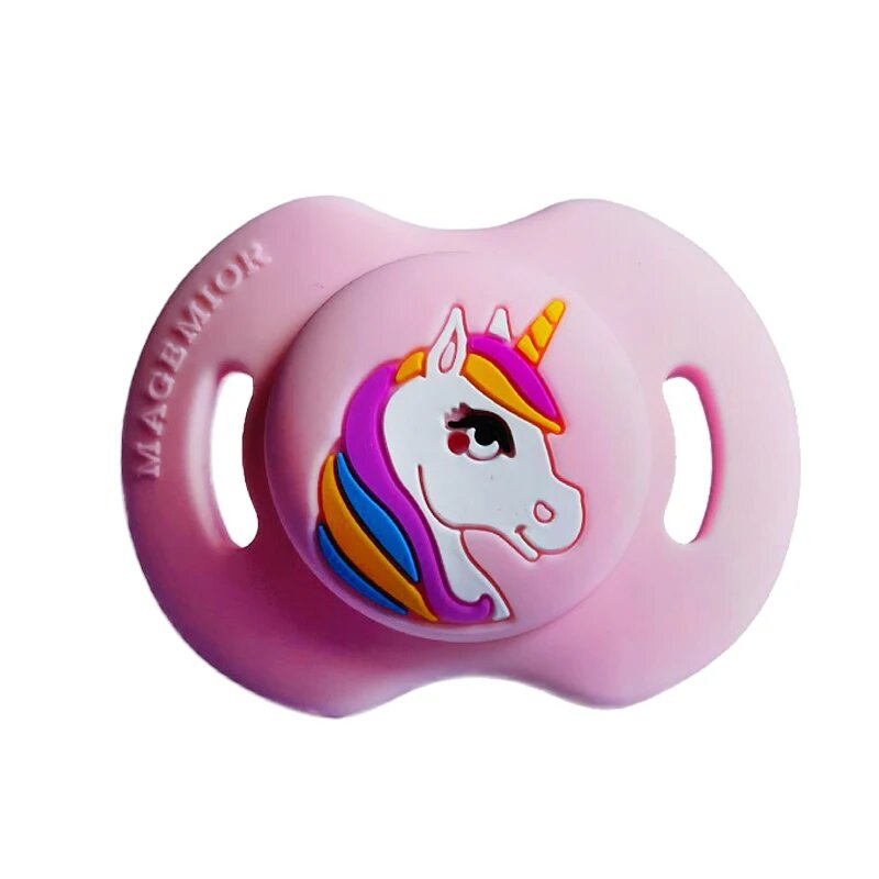 Ranavoar силиконовая соска-пустышка для детей от 4 месяцев Розовый, pink unicorn