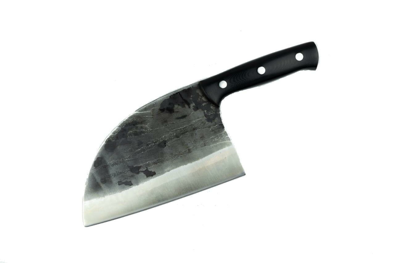 Топорик кухонный MAD BULL 180 мм чёрная рукоять, Сербский топорик SMB-0040B/K