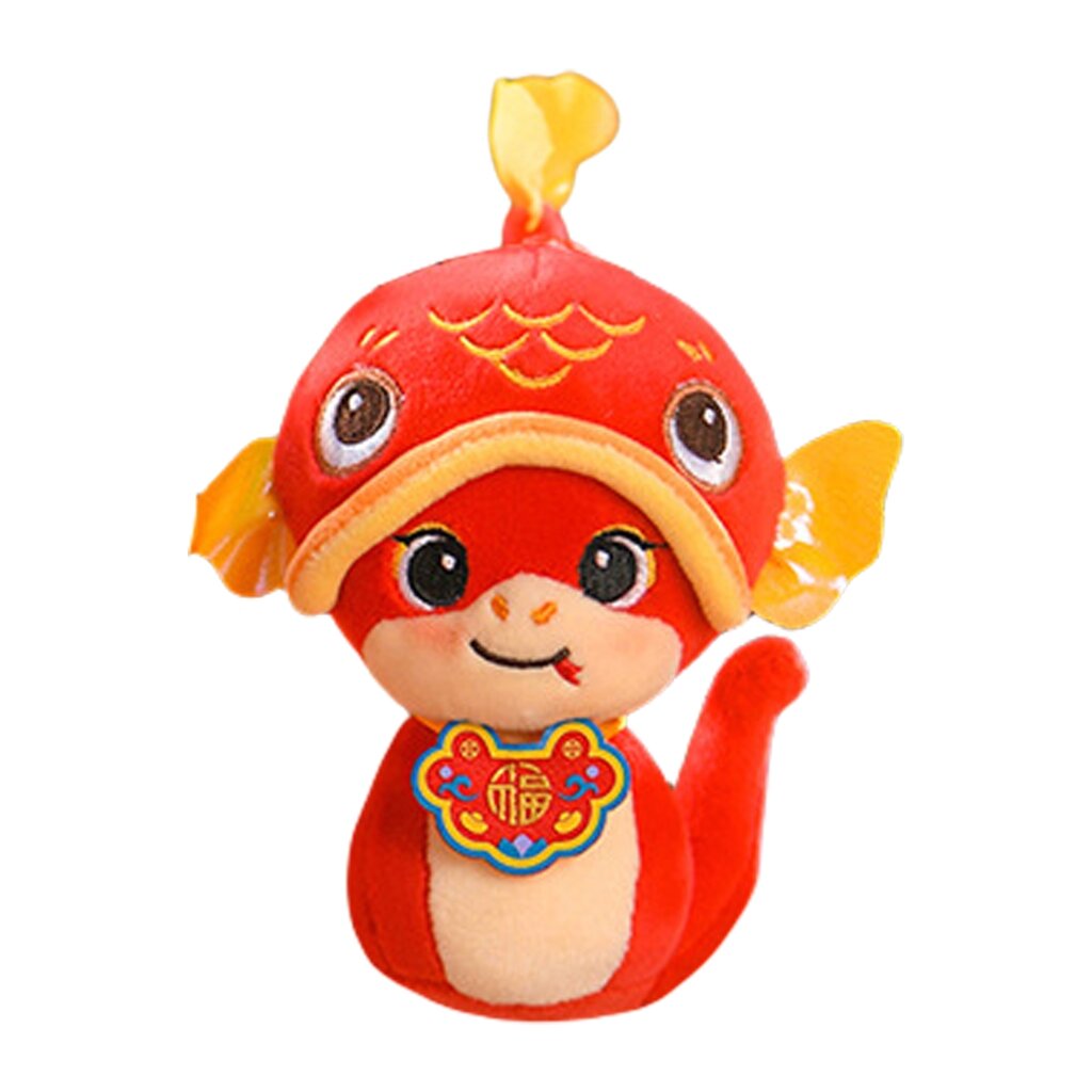 Удача Зодиакальная Игрушка Мягкая Змея Талисманы Плюшевые Игрушки Куклы для Богатства и Счастья Китайский Год Змеи 2025 Фестивальный Реквизит