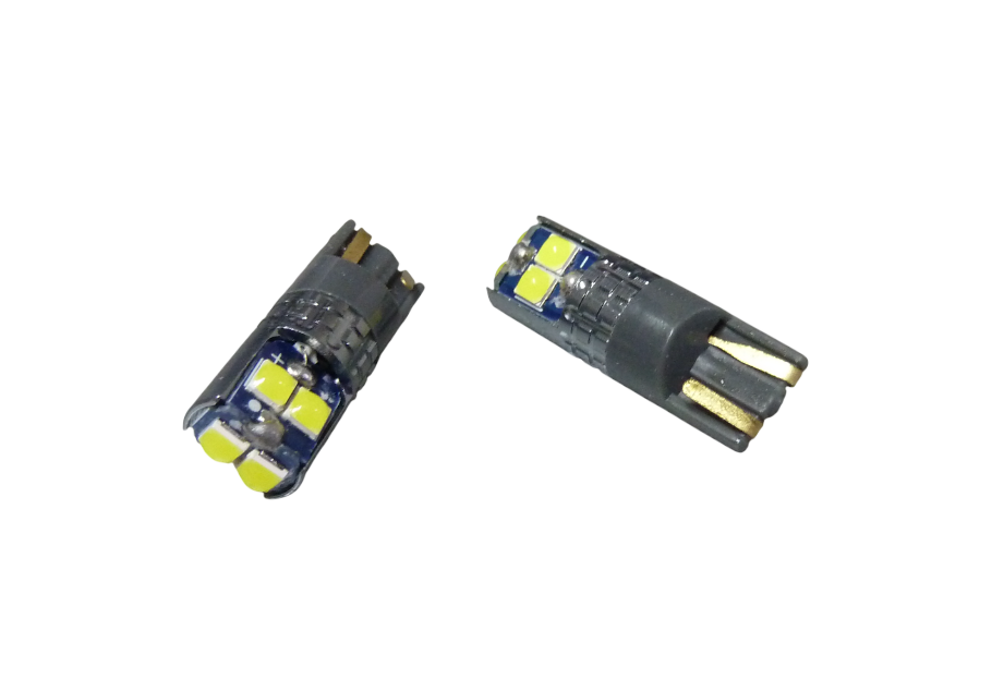 Светодиод габаритный Zumato T10-06 (3030) 2W 300Lm 6000K 12-24V (W5W) без полярности - 2 шт.