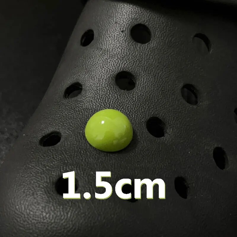 Зеленый шарм для Crocs, 1.5 см