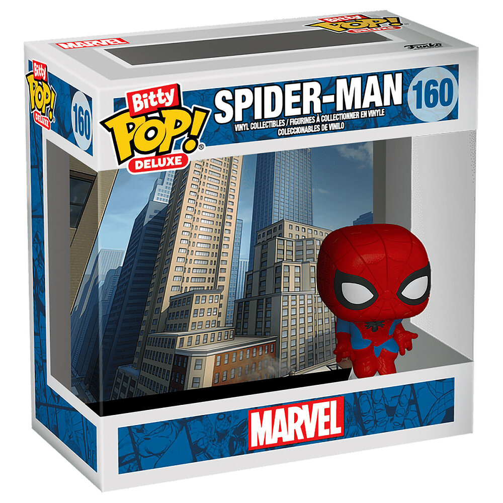 Фигурка Funko Bitty POP Deluxe Marvel: Spider-Man (Cityscape) (160) (81302) (2,3 см)