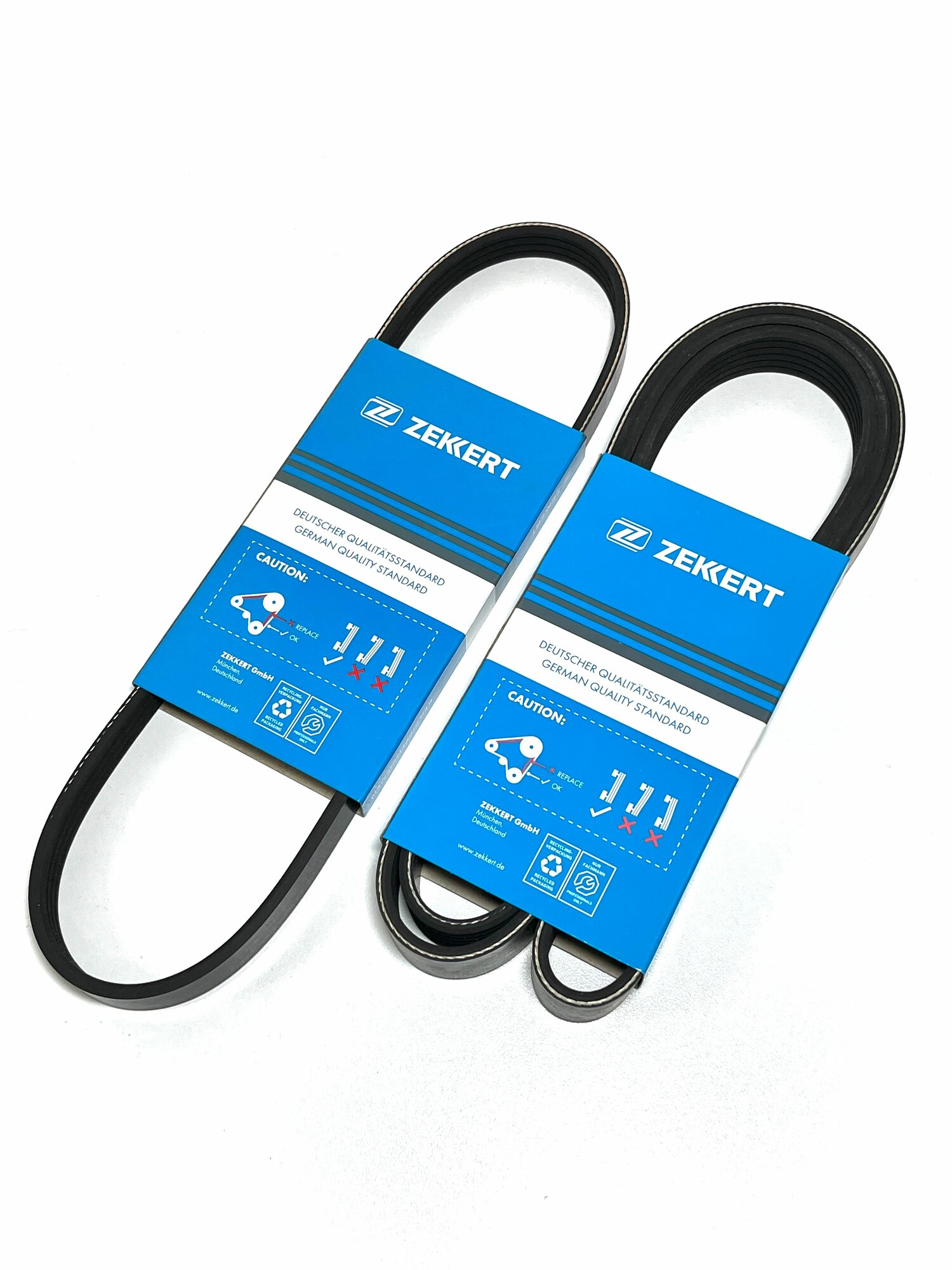 Ремни приводные Chevrolet Cruze J300, Aveo T300 двигатель F16D4, F18D4 (Шевроле Круз Авео 1.6 115 - 124 л. с.) комплект 2 шт. ZEKKERT