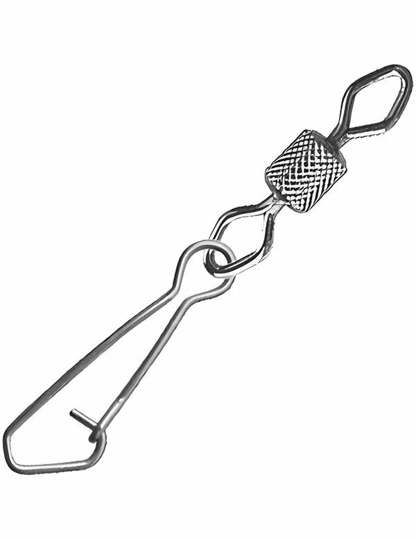 Вертлюг Kosadaka роликовый с карабином "Hooked snap" 3020BN №7, 14кг, уп. 9шт.