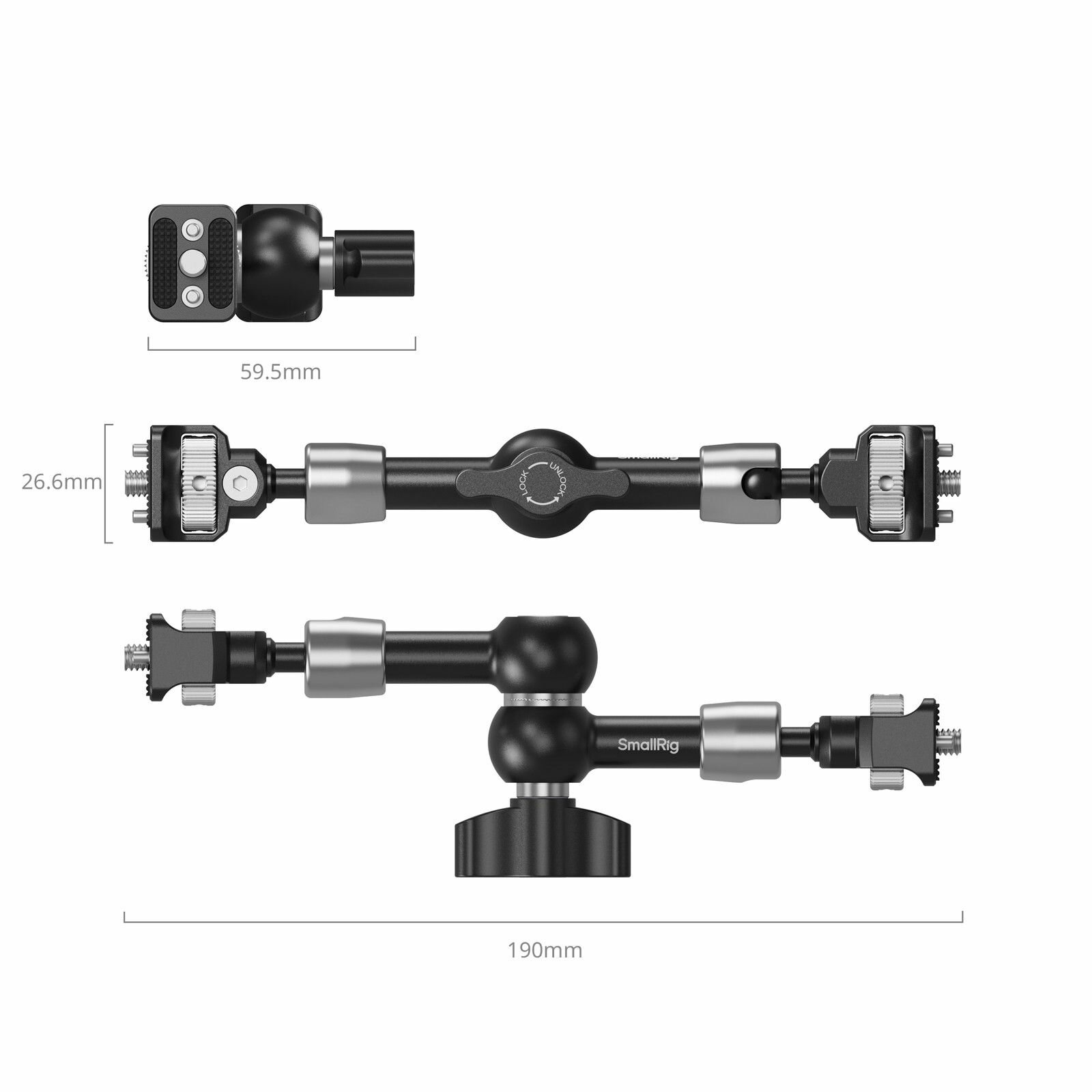 Держатель SmallRig 5308 Magic Arm Support (7") — фото 1