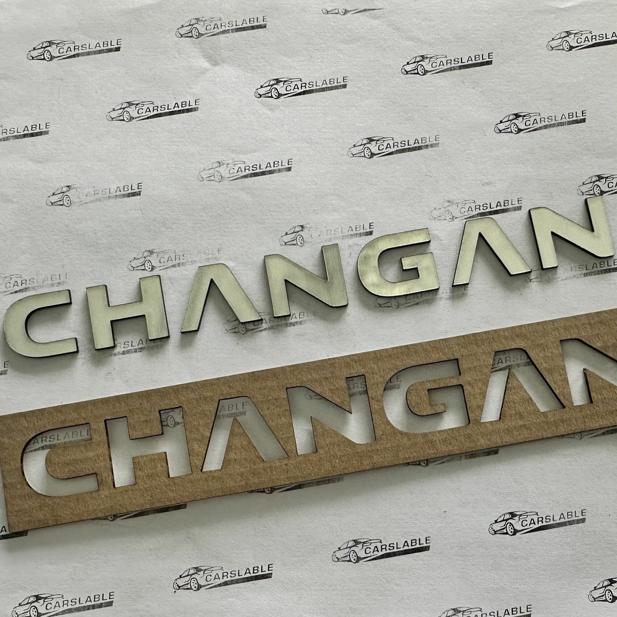 Шильдик Changan ver.2 ( серебро)