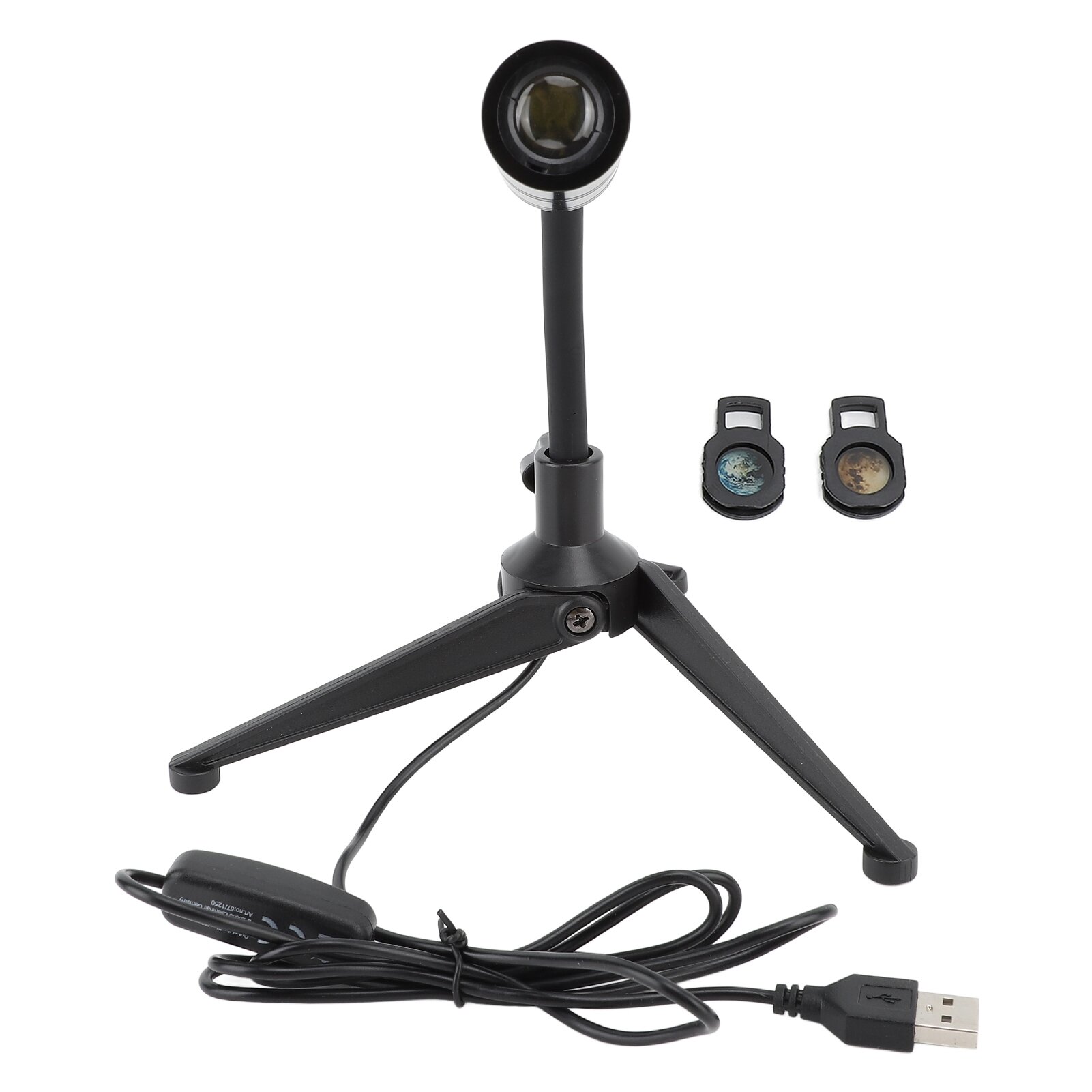 Светодиодный проектор Земли и Луны на 360 градусов, многофункциональный проекционный светильник с питанием от USB для спальни, инновационный дизайн на 360 градусов, идеально подходит для фотофона и украшения стен