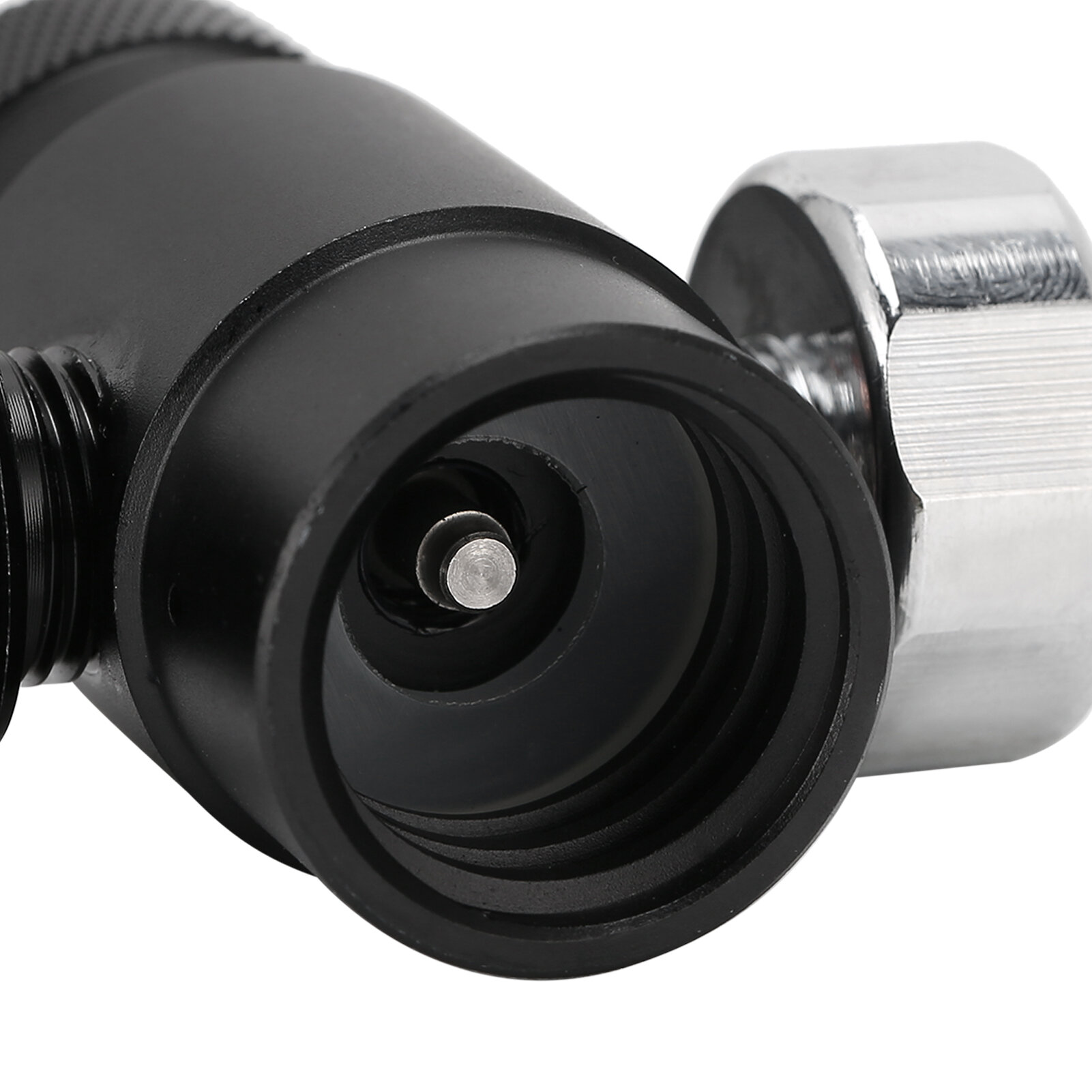 Разъем адаптера для заправки баллона с CO2 CGA320 // TR21-4 Манометр ASA 3000psi, черный