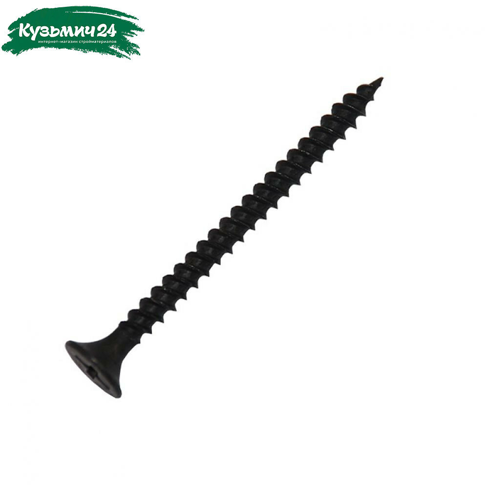 Саморез черный универсальный 4.2х70 1кг Крепыши