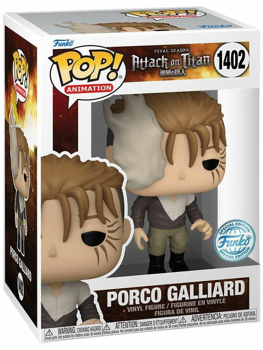 Фигурка Funko POP! Animation Attack on Titan: Porco Galliard (Exc) (1402)