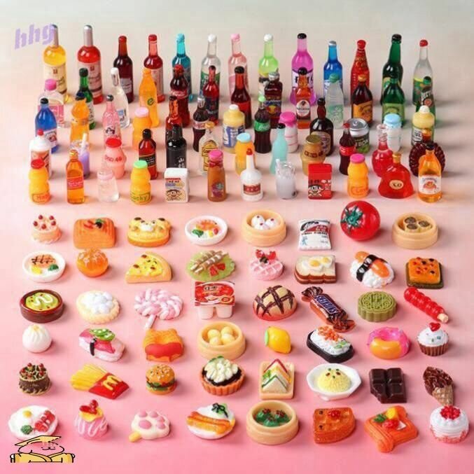 30 шт./упак. мини-бутылка для еды и напитков аксессуары для кукольного дома DIY аксессуары