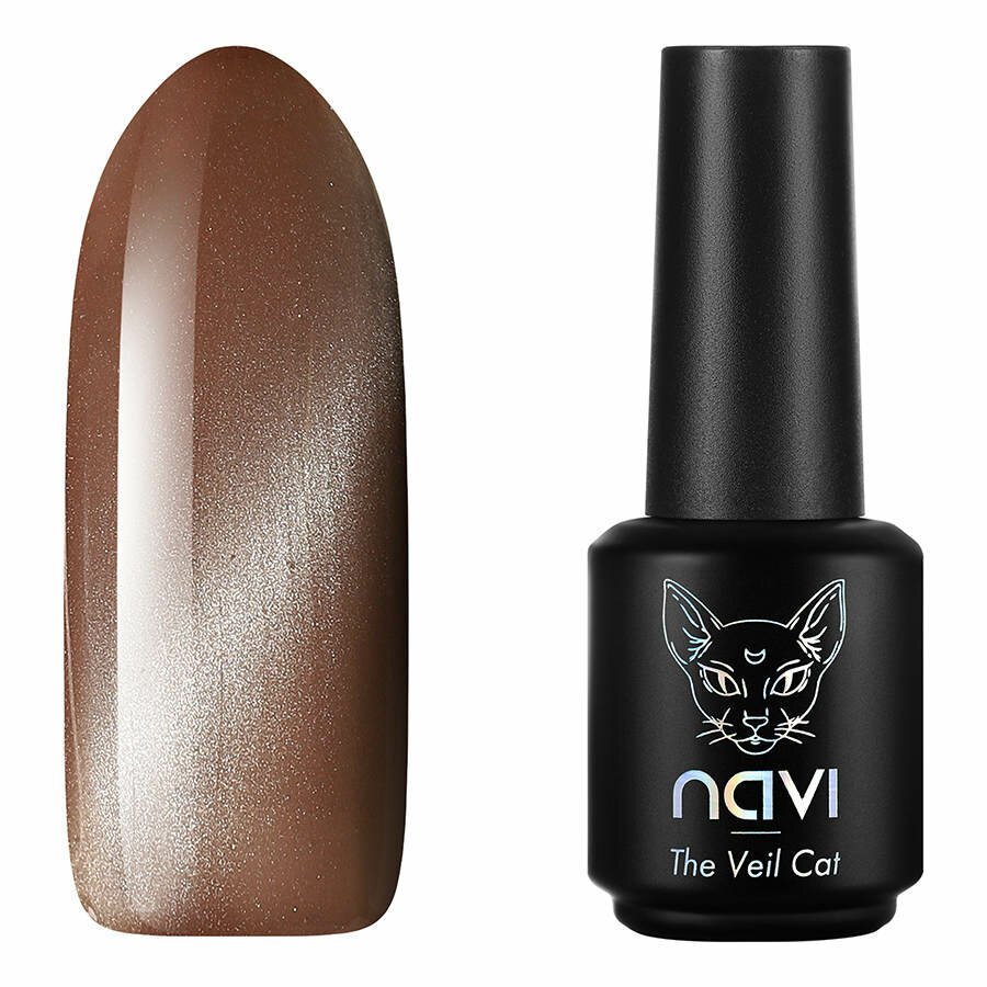 NAVI, Гель-лак корейский кошачий глаз The Veil Cat 01, 8 мл