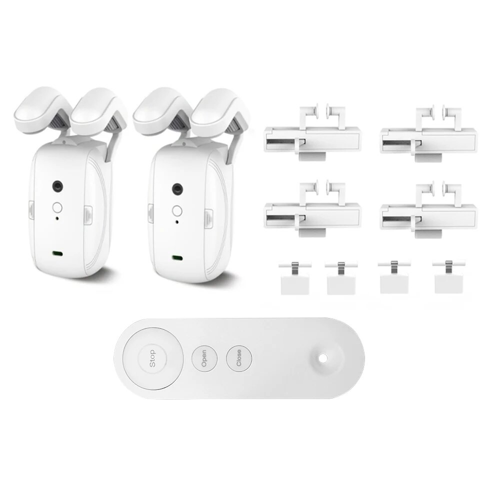 Мотор для штор Tuya Zigbee, 2шт с пультом