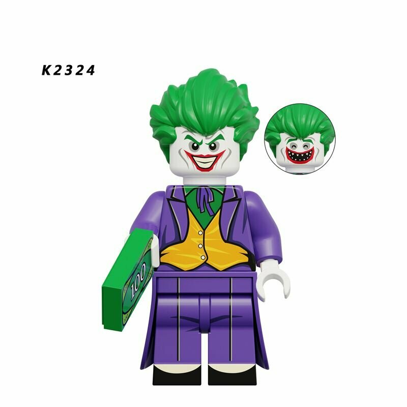 'Набор минифигурок /The DC Universe, Batman. Joker. Mechanical Super Man. Two-Face/ 4.5cm-пакет /KDL851
