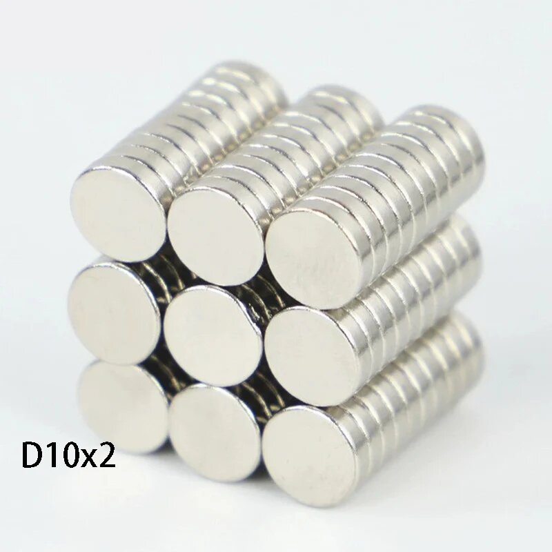 Круглые магниты D10x2, 20 шт.